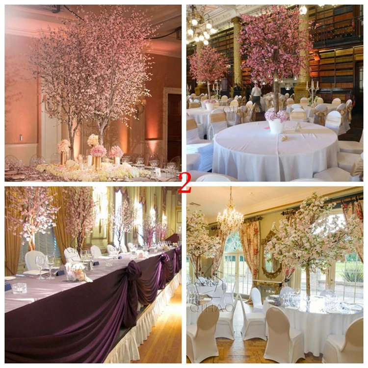 Wholesale Silk Sakura Table Desk Centerpiece for Weddings