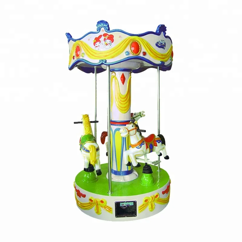 Amusement Park Ride Kids Kiddie Carousel Ride Machine Outdoor Children ...