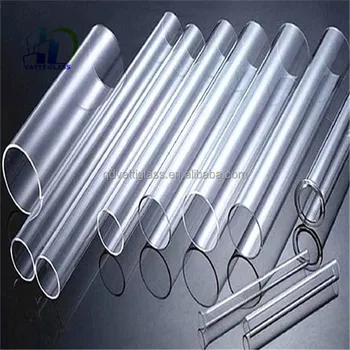 Open End Clear Quartz Glass Test Tube Small Diameter Thin Glass Tube ...