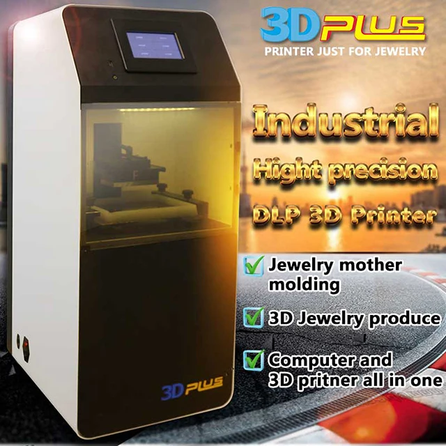 3D Plus DLP Jewelry 3D Printer with UV Light & Automatic ODM
