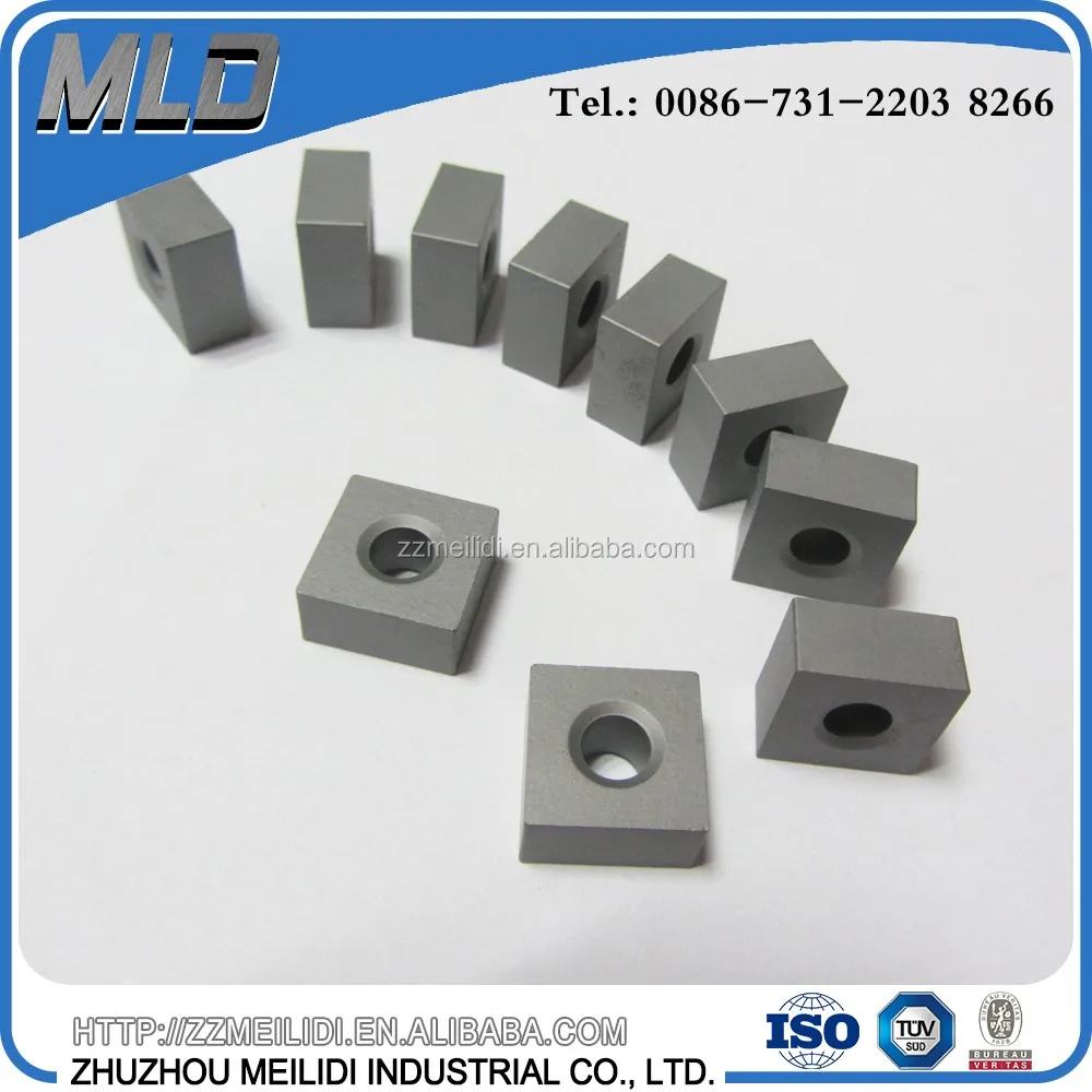 Wear resistant tungsten carbide flat blanks SS10 tips for stone cutting ...