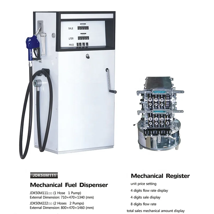 Mechanical Series Positive Displacement Flow Meter Fuel Service Station ...