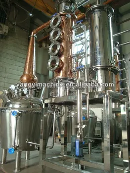 Fractional Distillation Equipment With Column For Making Vodka Whiskey ...