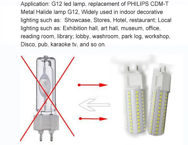 G12 Led Bulb G12 Base Led Lamp 40w G12 Metal Halide Led Replacement ...