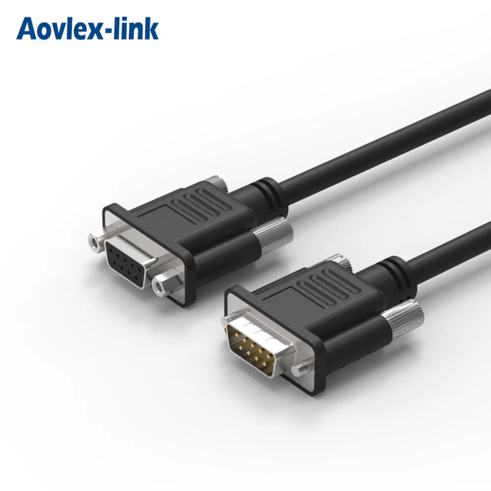 10 Ft (3m) D-sub 9pin Cable Rs 232 Serial Db9 Male To Female Molded ...