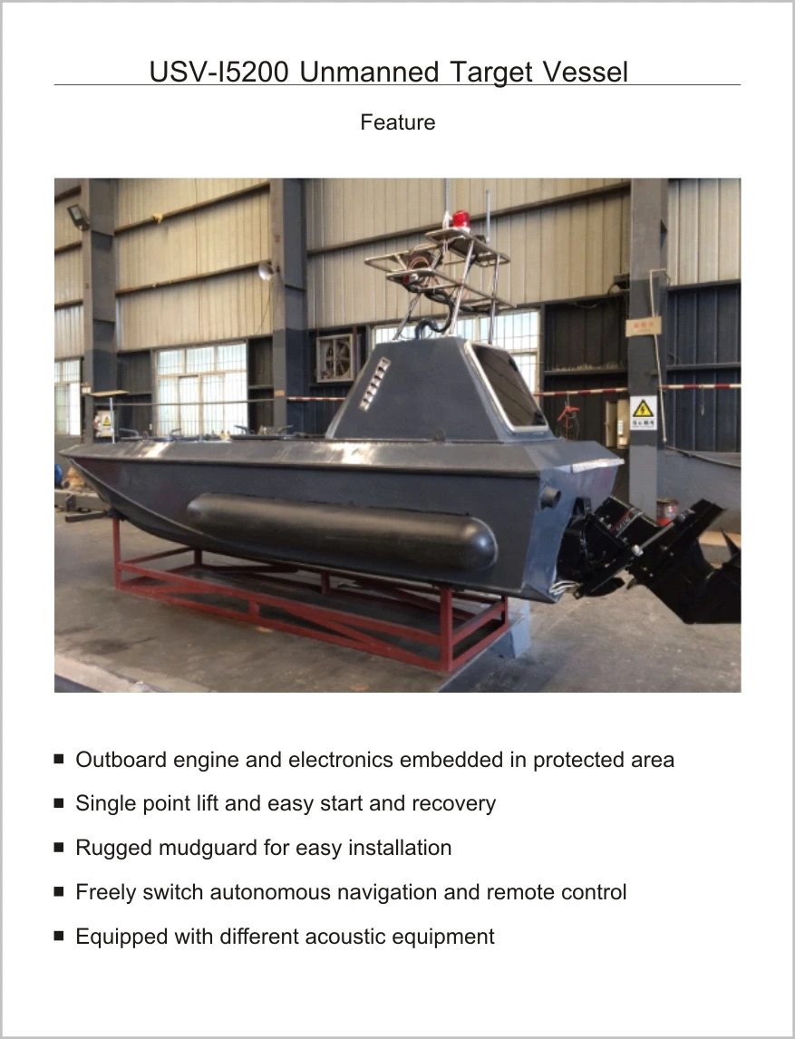 Unmanned Marine Data Collection Hydrocarbon Detection Remote Control ...
