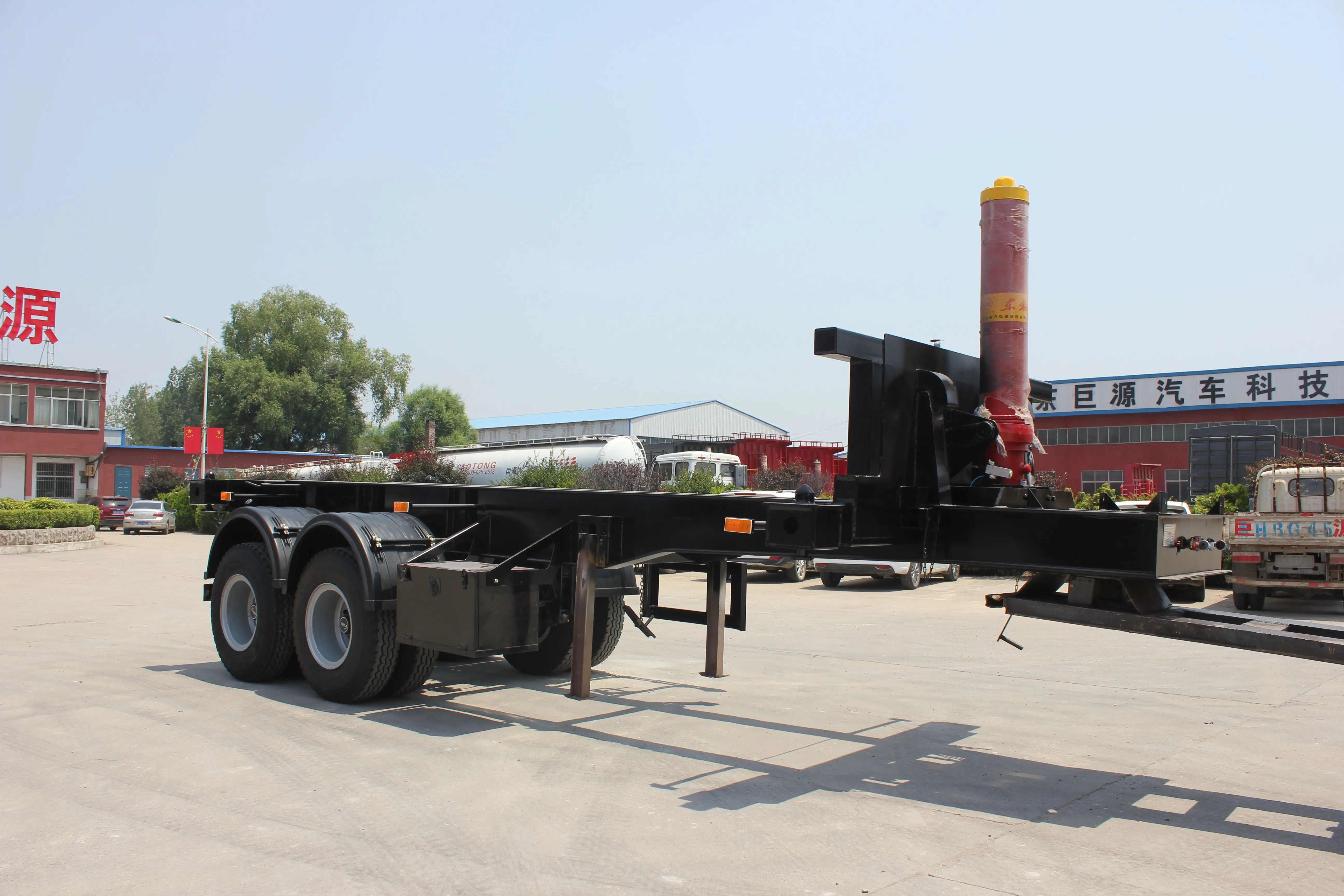 20ft Tipping Container Semi Trailer Container Tipping Chassis Shipping ...