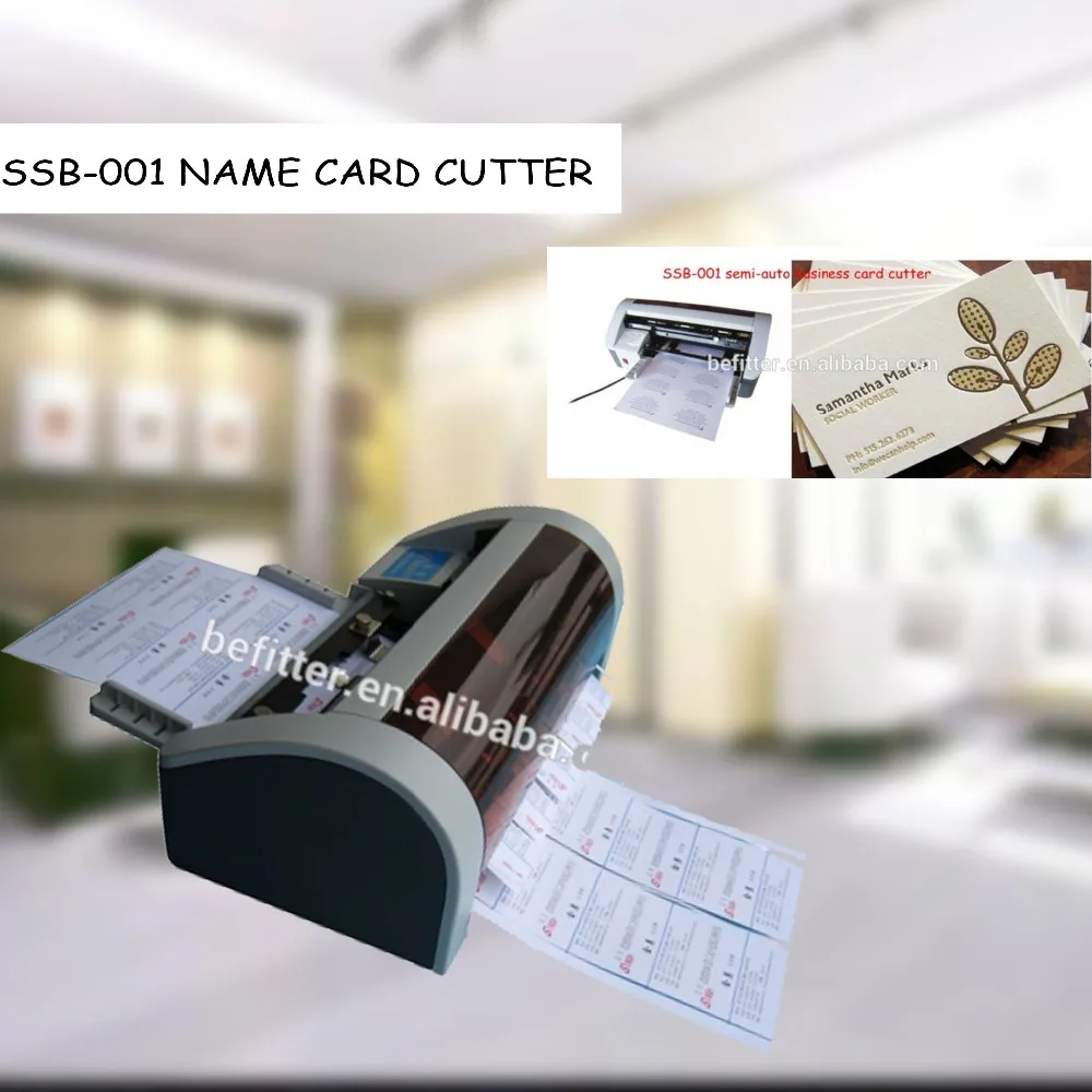 Ssb-001 A4 Semi-automatic Business Name Card Cutter/ Multi-function ...