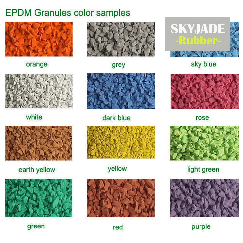 Non Toxic Top Quality Sbr Rubber Crumb Blue Epdm Rubber Granules Crumbs ...