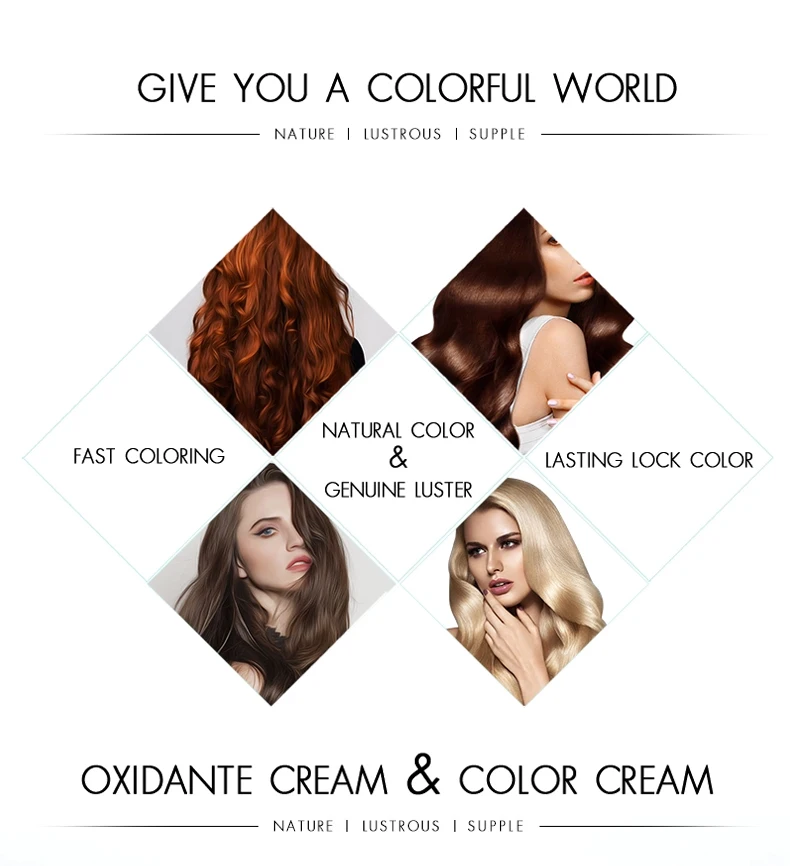 Oem 500g Best Sale Long Lasting Professional Natural Hair Color Dye ...