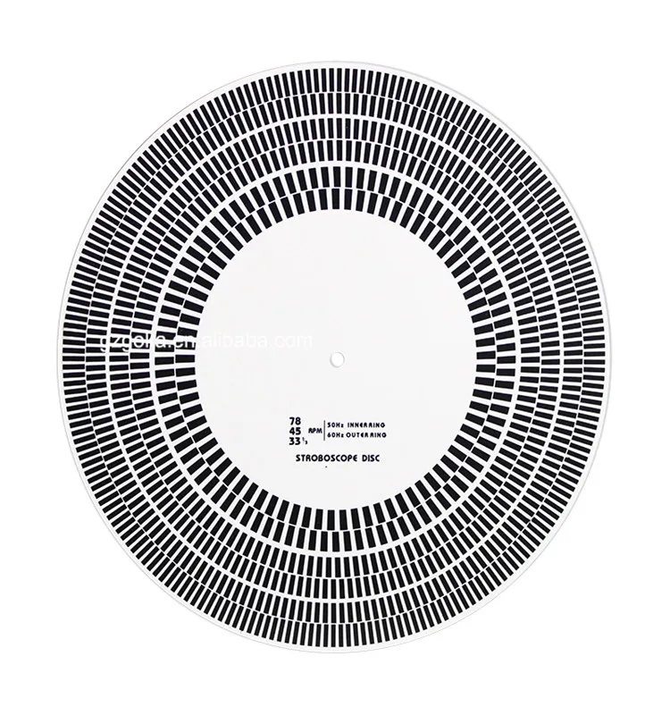 Turntable Cartridge Alignment Stroboscope Protractor - Tachometer ...