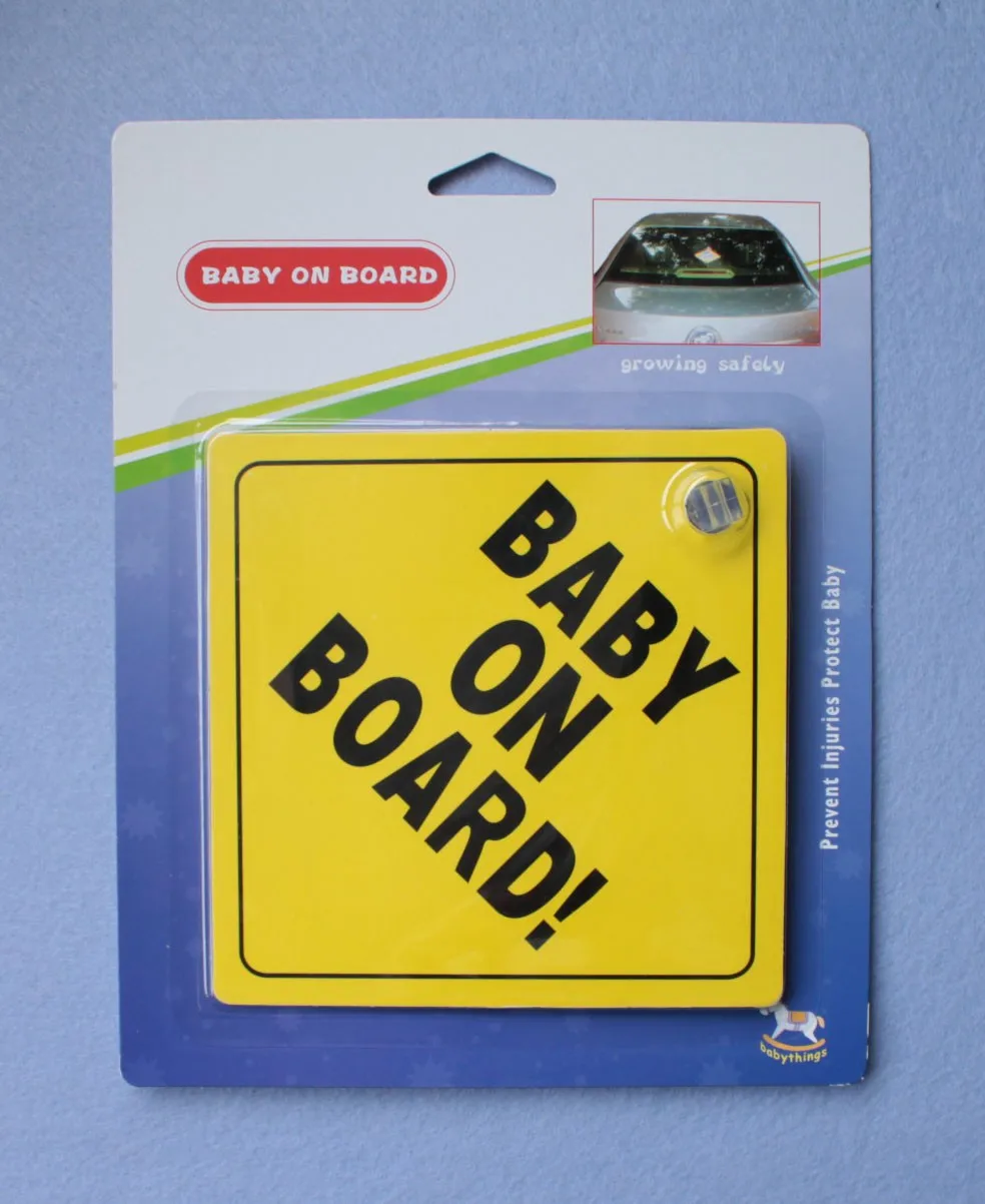 Baby On Board Pvc Baby On Board Car Sign Decal/pvc Warning Sign Pad ...