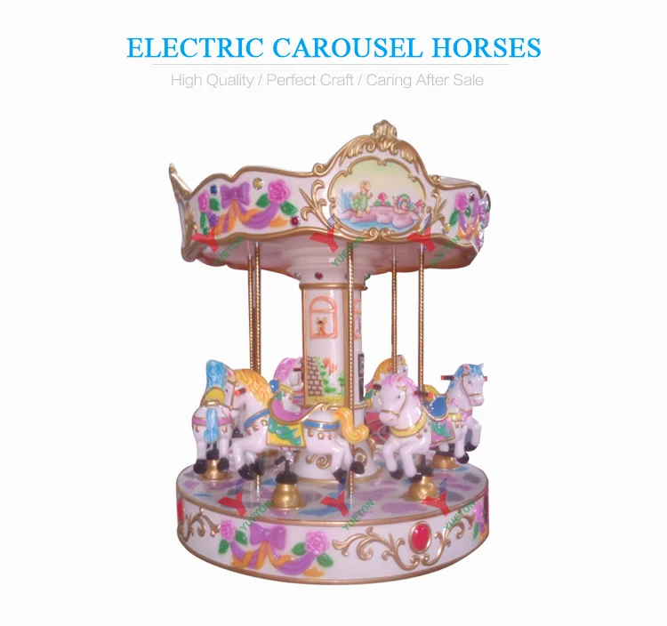 Factory Direct Sale Kids Carnivel Rides 6 Seats Small Merry Go Round ...