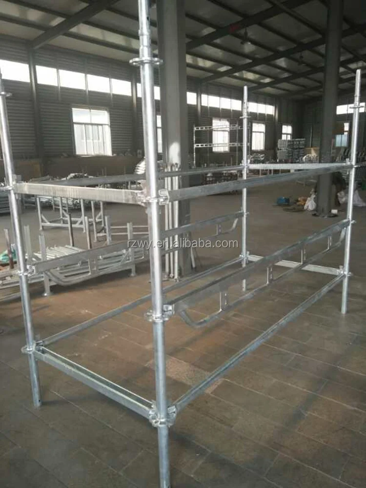 Reinforced U-Shaped Ledger for Ringlock Allround Scaffolding