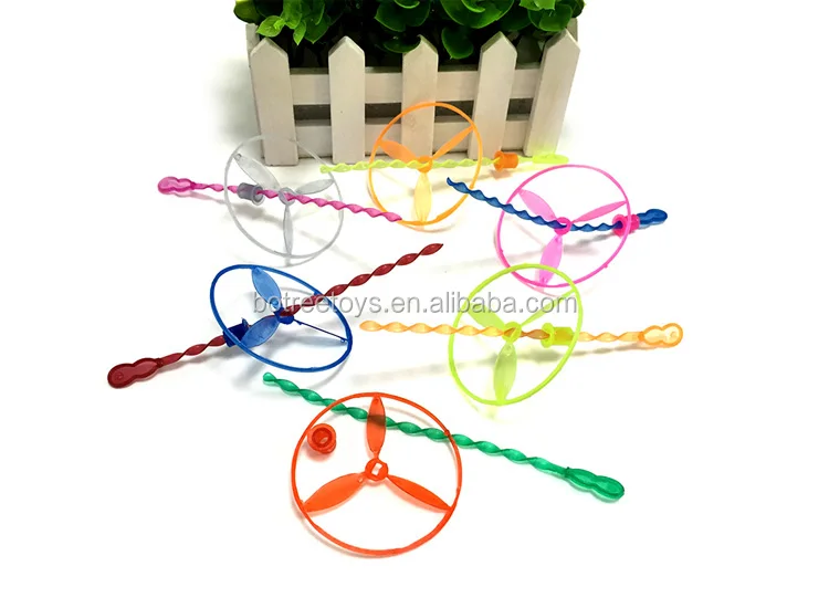 Kids Outdoor Toy Flying Saucer Fly Disc Pull String Spinning Toys - Buy ...