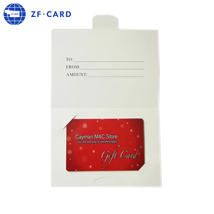 Printing Pvc Gift Card And Paper Gift Card Holder - Buy Pvc Gift Card ...