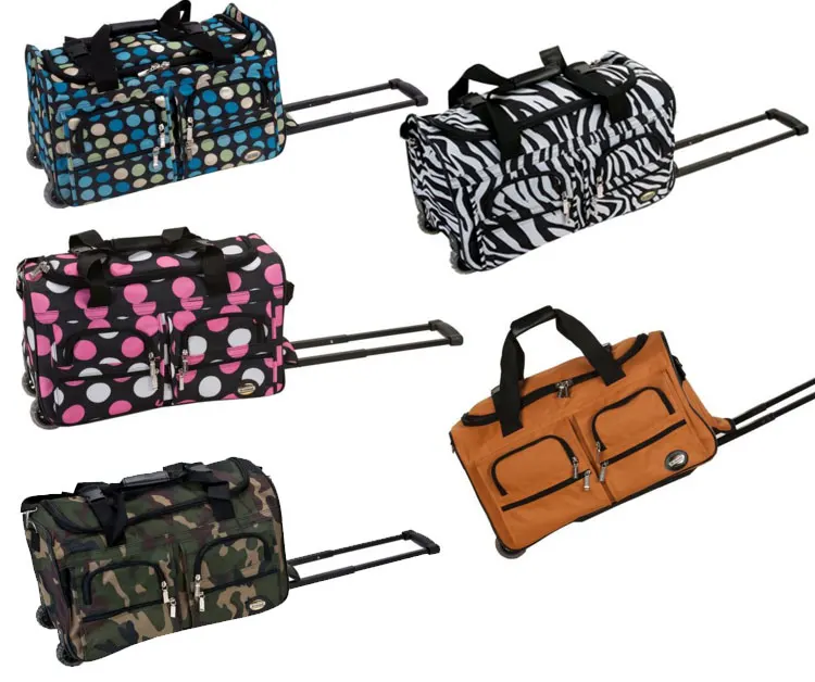 Unisex Durable Travel Luggage Bag Airport Compass Luggage Trolley Bag ...