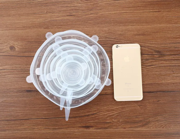 Silicone Stretch Lids Durable Stretch And Seal Lids For Keeping Food ...