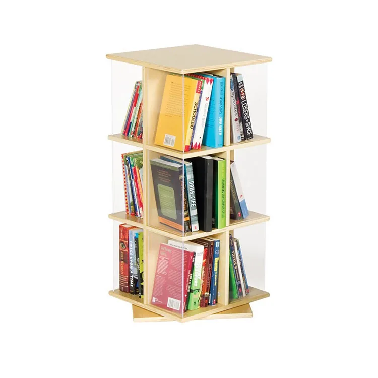 Custom Made Wood Rotating Book Stand - Buy Rotating Book Stand,Wood ...