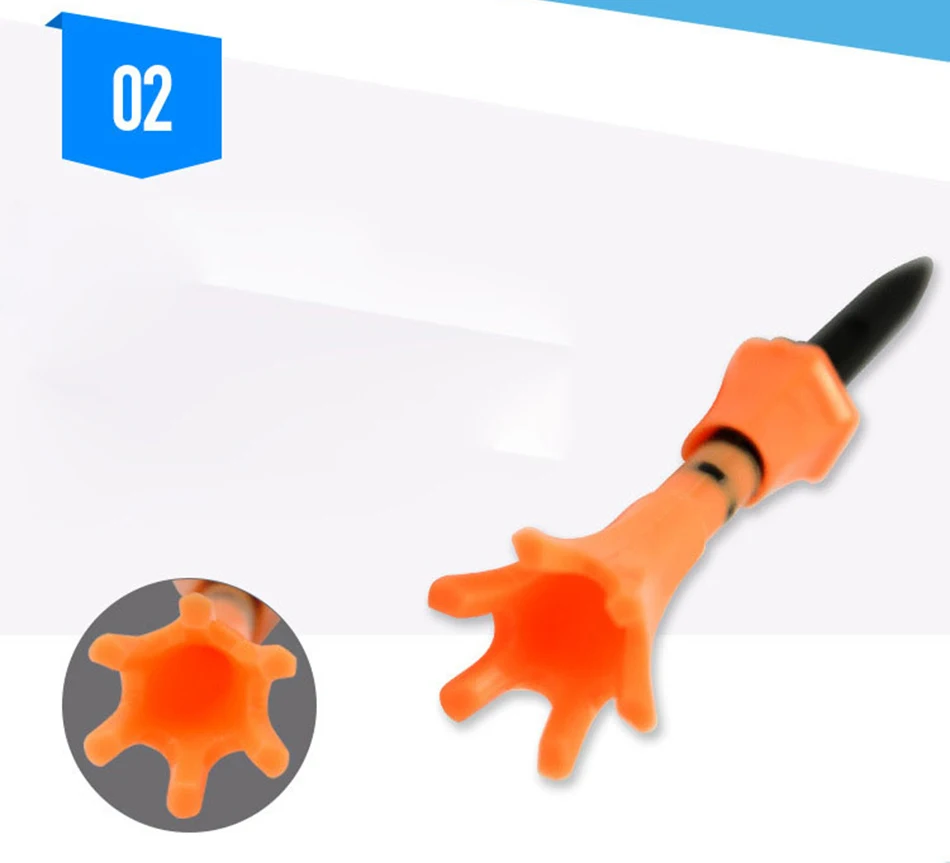 Wholesale Customize Colorful Adjustable Screw Plastic Golf Tees - Buy ...