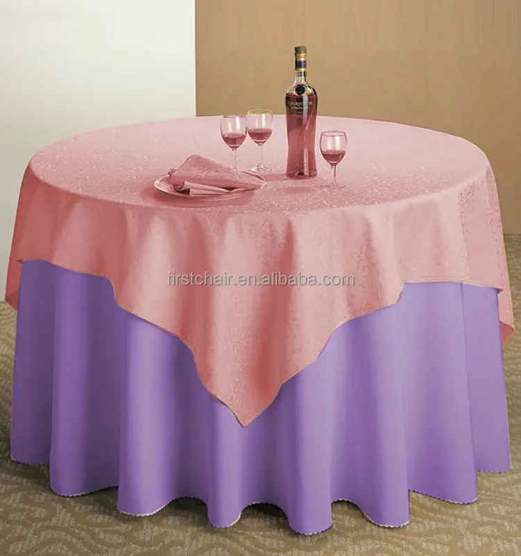 Factory Wholesale Double Layer Table Cloth For Wedding Decoration - Buy ...
