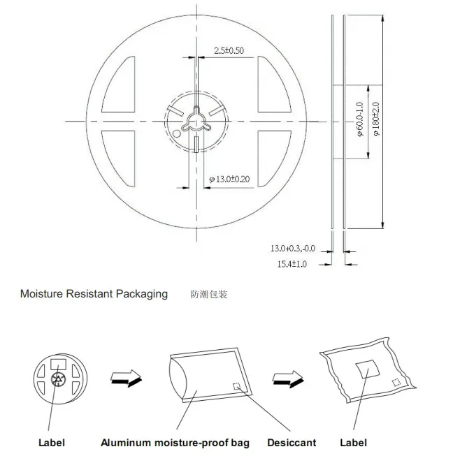 High Quality 3535 SMD LED Datasheet - 130-160lm, 3000-8000K