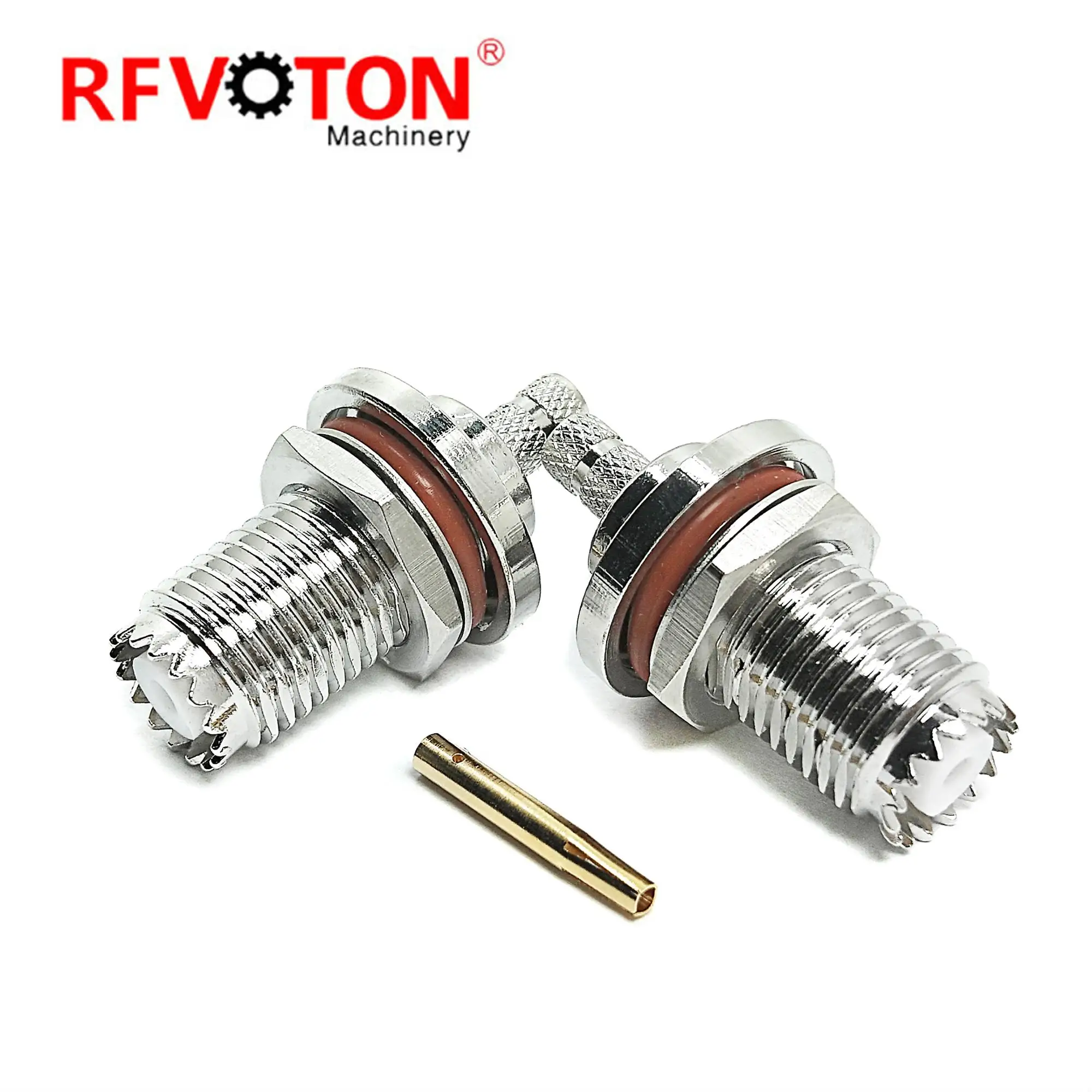 Rf Connector Manufacturer Mini Uhf Female Connector Bulkhead Crimping ...