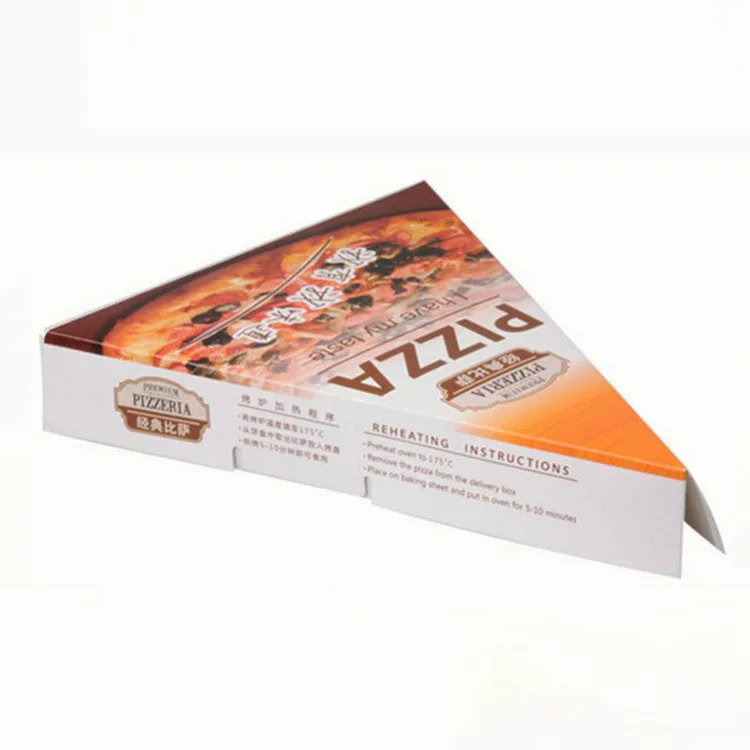 Cardboard Paper Packaging Single Pizza Slice Box - Buy Cardboard Paper ...