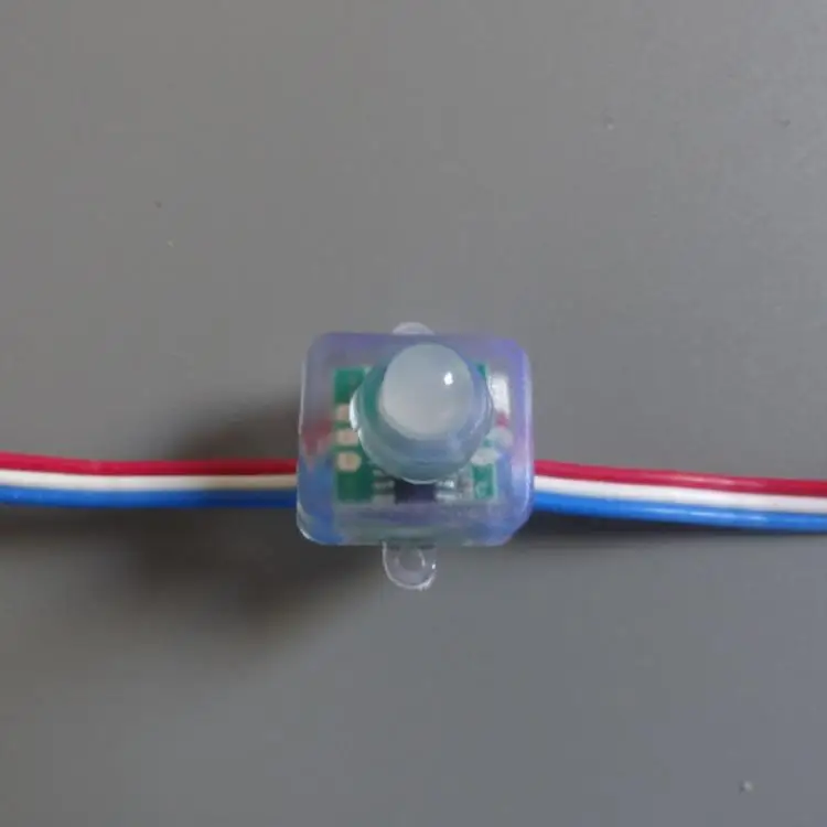 5v 12v Square Ws2811 Ip68 18awg Dmx Rgb 12mm Bullet Nodes Led Pixel ...