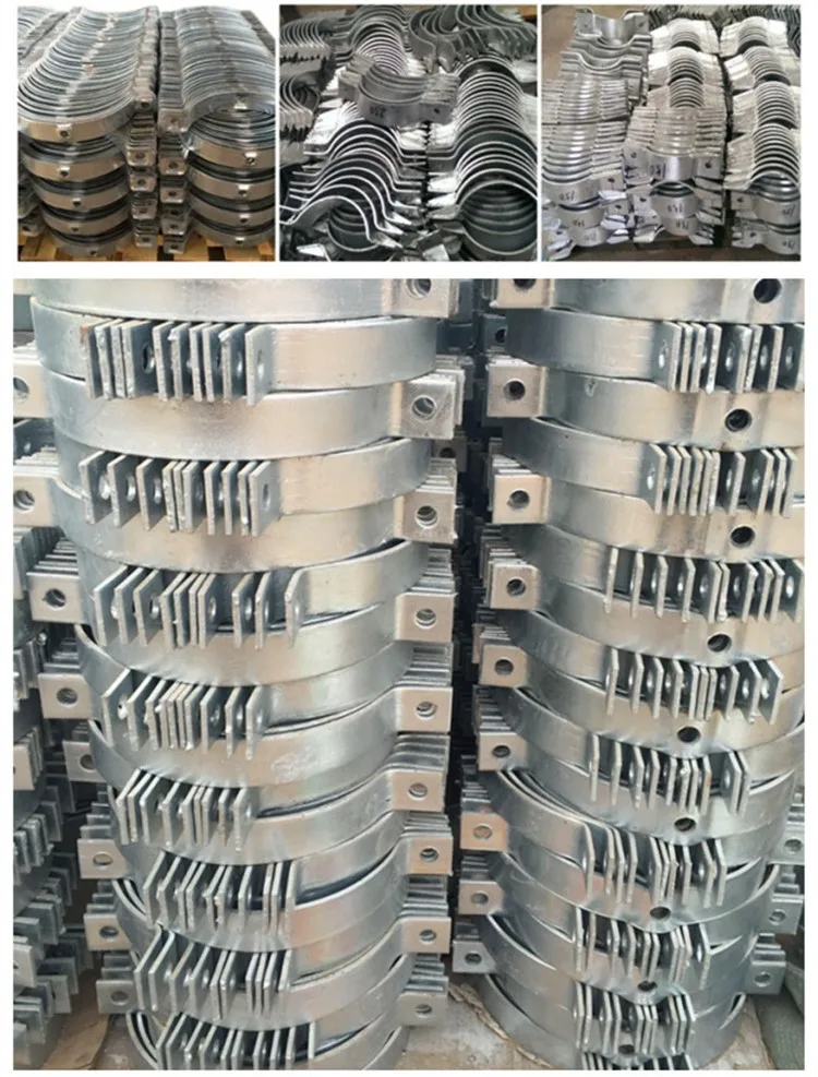 Electric Cable Transmission Line Fitting - Hold Hoop Pole Clamp by OPTELEC