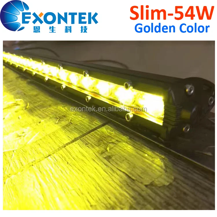 2020 Hot Sale Amber Yellow Golden Color 18pcs*3w Super Slim Led Light ...