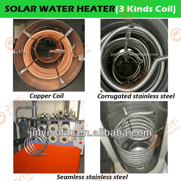 300 Liters Double Coil Solar Water Heater Tank for Split System