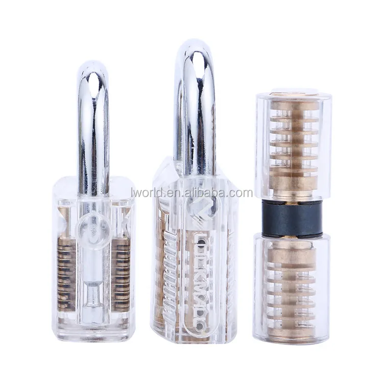Assorted Transparent Padlock Practice Lock Pick Set For Training - Buy ...