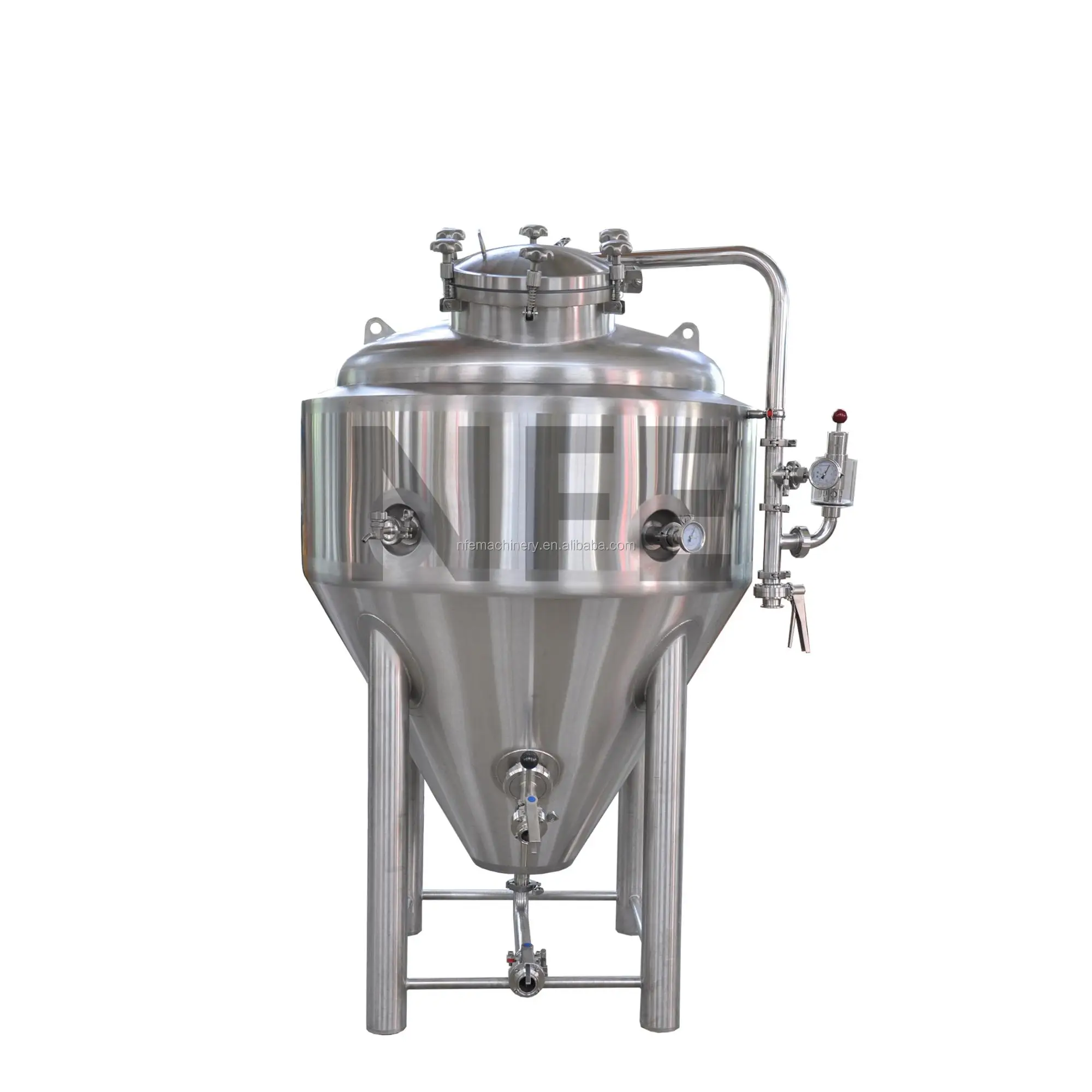 250l Home Brewing Tank,Conical Beer Fermenter,Stainless Steel Beer ...
