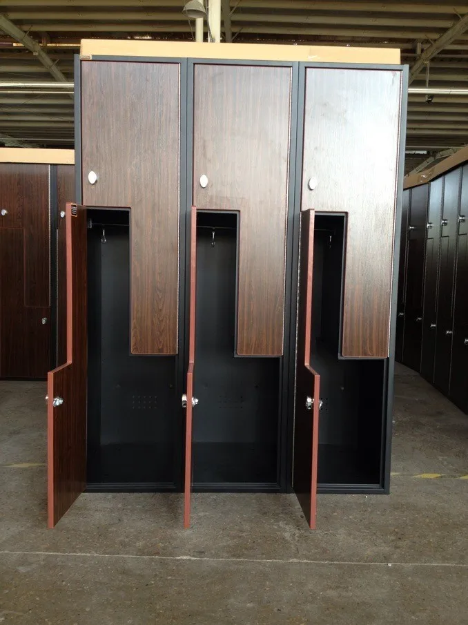Lockers With Z Style Door Wooden Door/weld Weeden Locker With Hook ...