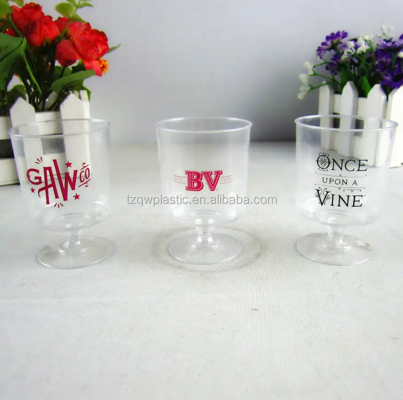 Ps Plastic Disposable Wine Glass For Bar Party Buy Plastic Decorative Wine Glasschristmas
