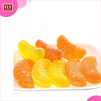 Orange Shape Soft Jelly Candy Fruit Shaped Jelly Candy - Buy Orange ...
