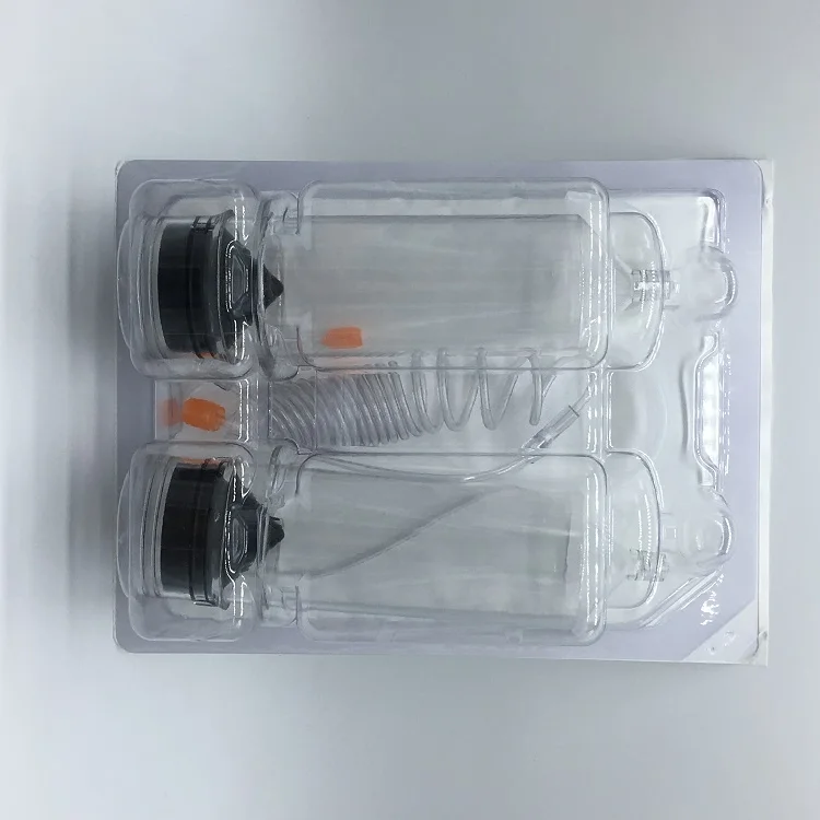 Ce Certificated 200ml Ct High Pressure Stellant Dual-head Syringes For ...