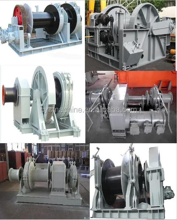 Abs Approved Cable Pulling Motor Mooring Winch - Buy Cable Pulling ...