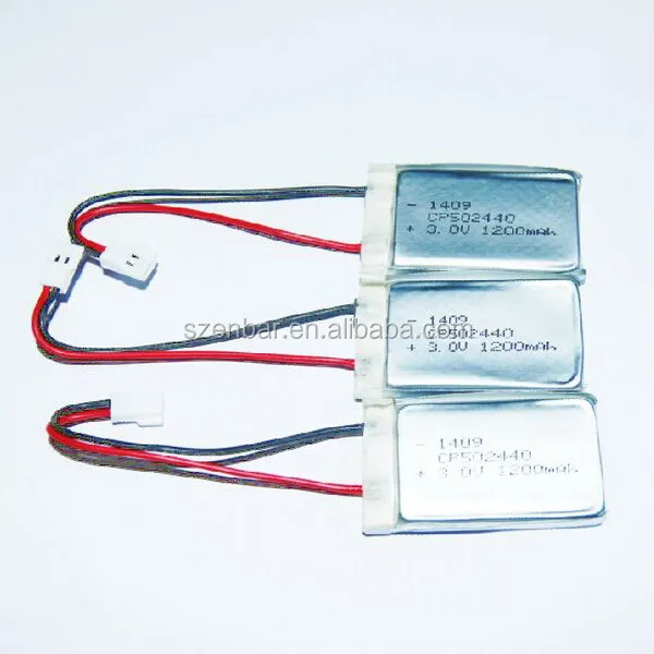 Enbar CP502440 1200mAh 3.0V Lithium Thin Film Battery for Heat Meter ...