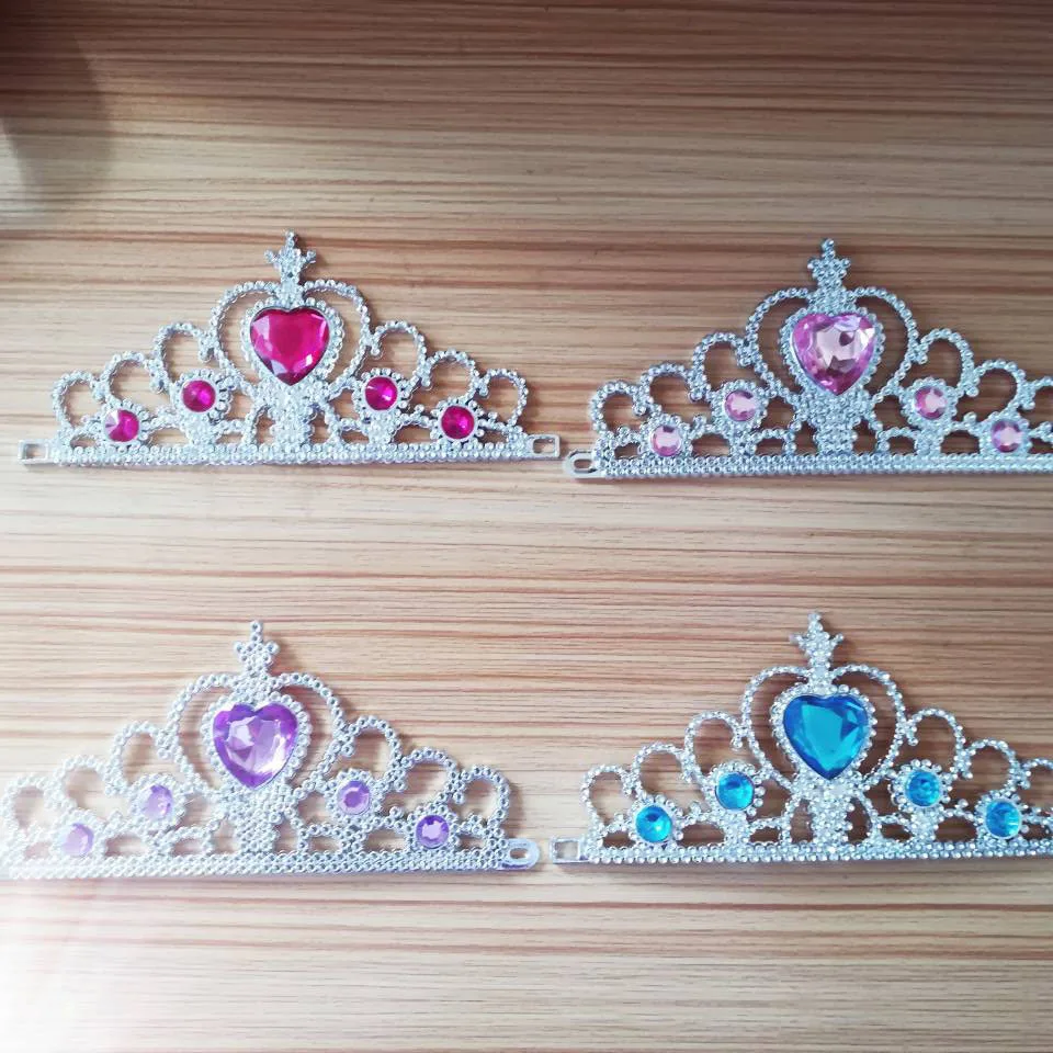 Cheap Mini Princess Tiara And Crown Party Children's Crown Two Piece ...