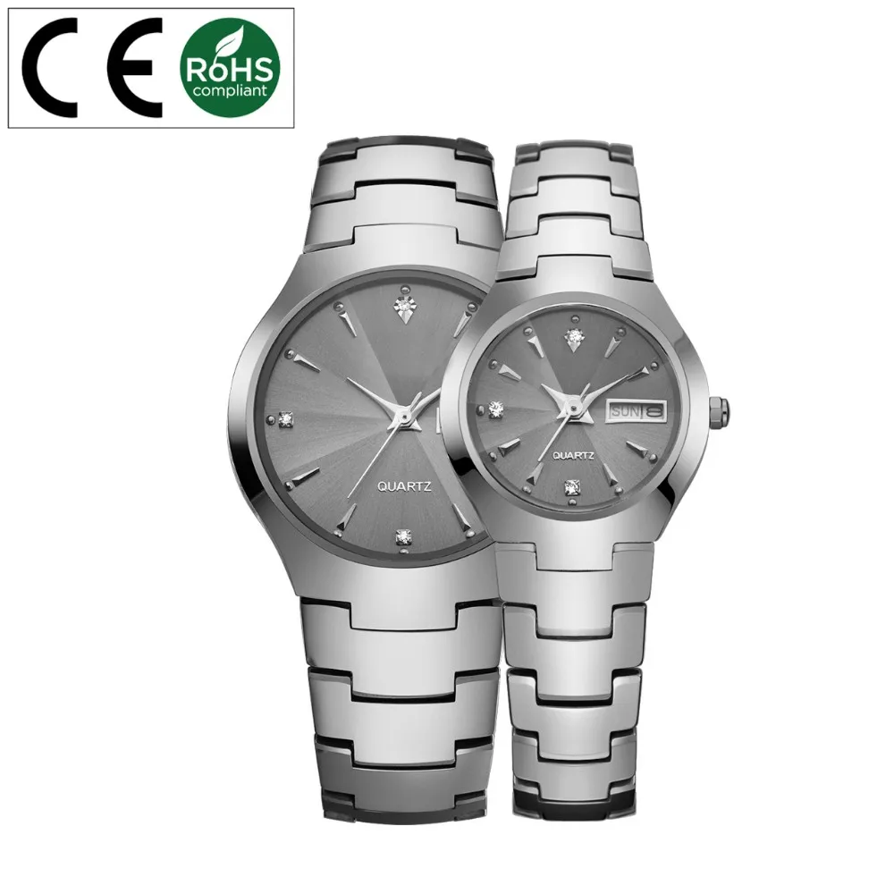 Big Case Blue Plated Automatic Mechanical Watch Two Tone Mens Tungsten ...