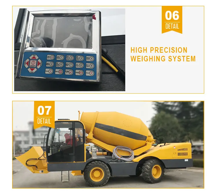 Large Site Equipment Weight Loaded Concrete Truck Cheap Concrete Mixer ...