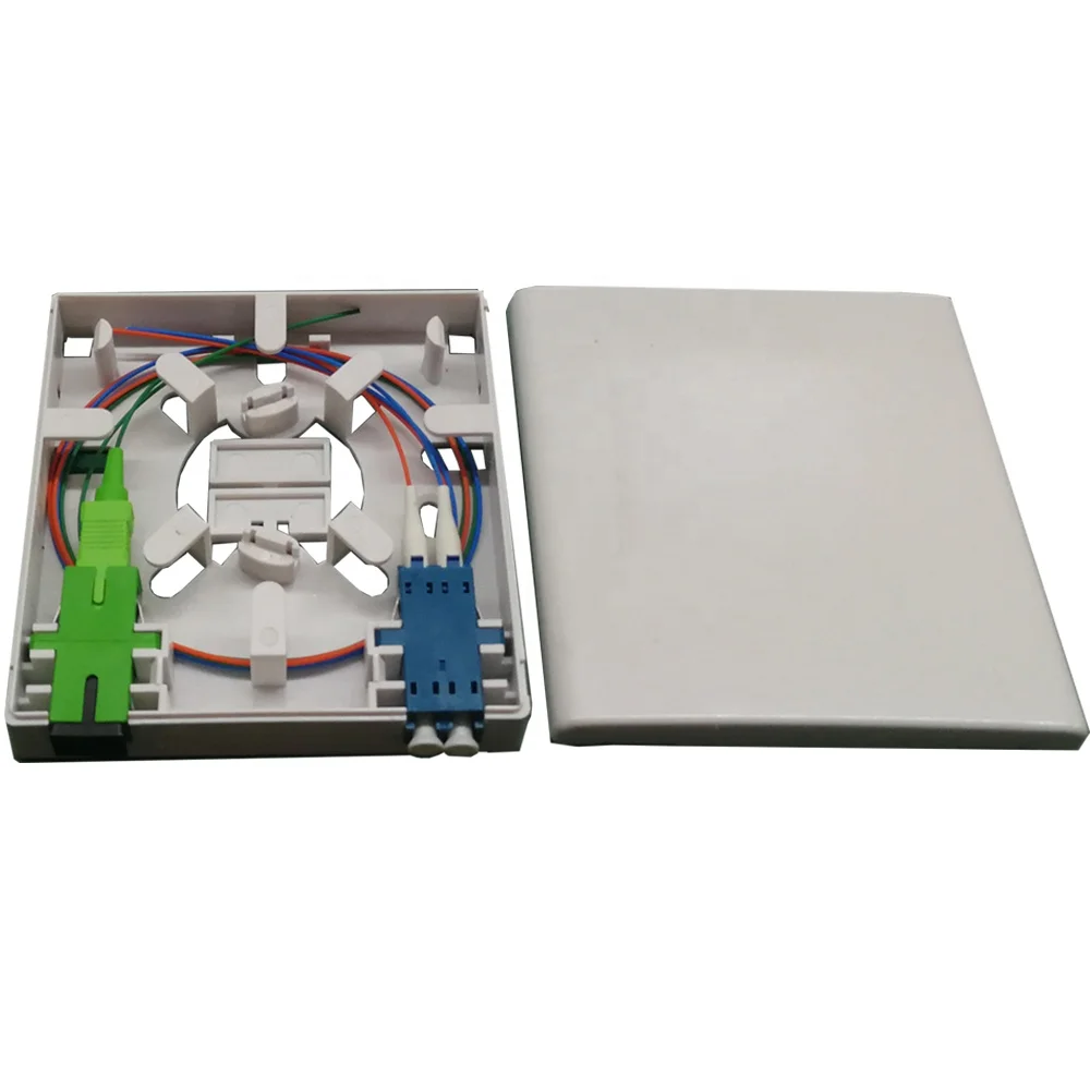 86*86 Fiber Optic Plastic Indoor 2 Core Atb Ftth Access Terminal Box ...