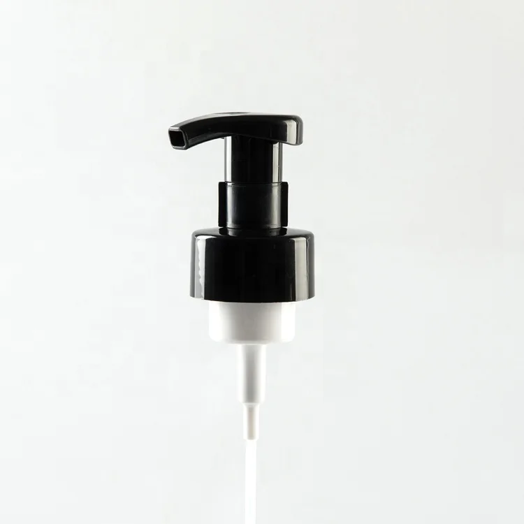 43mm Plastic Black Foaming Pump On 250ml Foam Pump Bottle For Bathroom ...