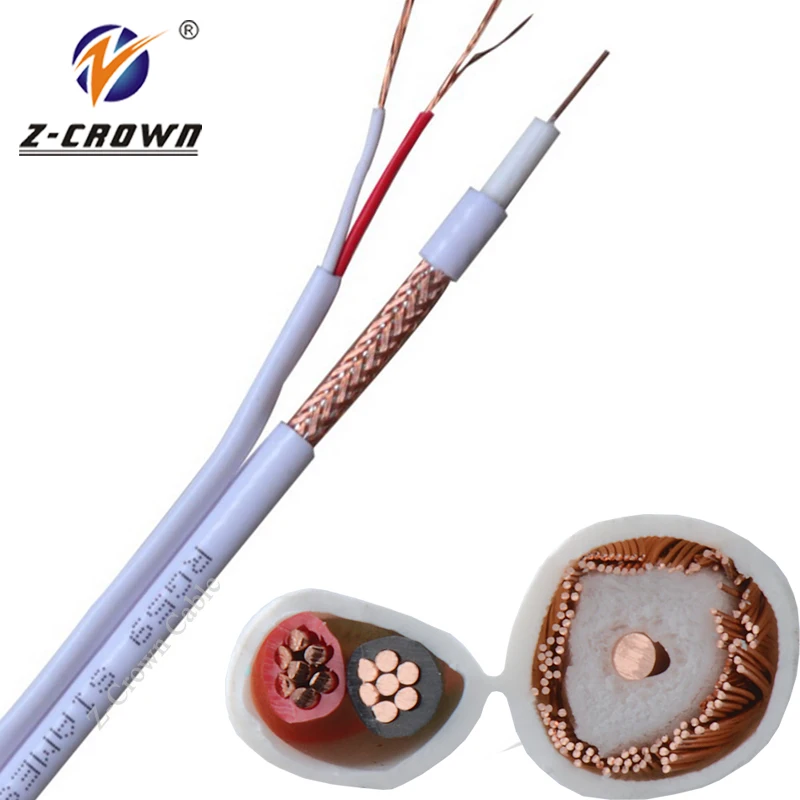 중국 공급 업체 최고의 가격 얇은 Rg6 + 2c 5c2v 동축 케이블 2 전원 - Buy Rg6 동축 케이블 Product on Alibaba.com