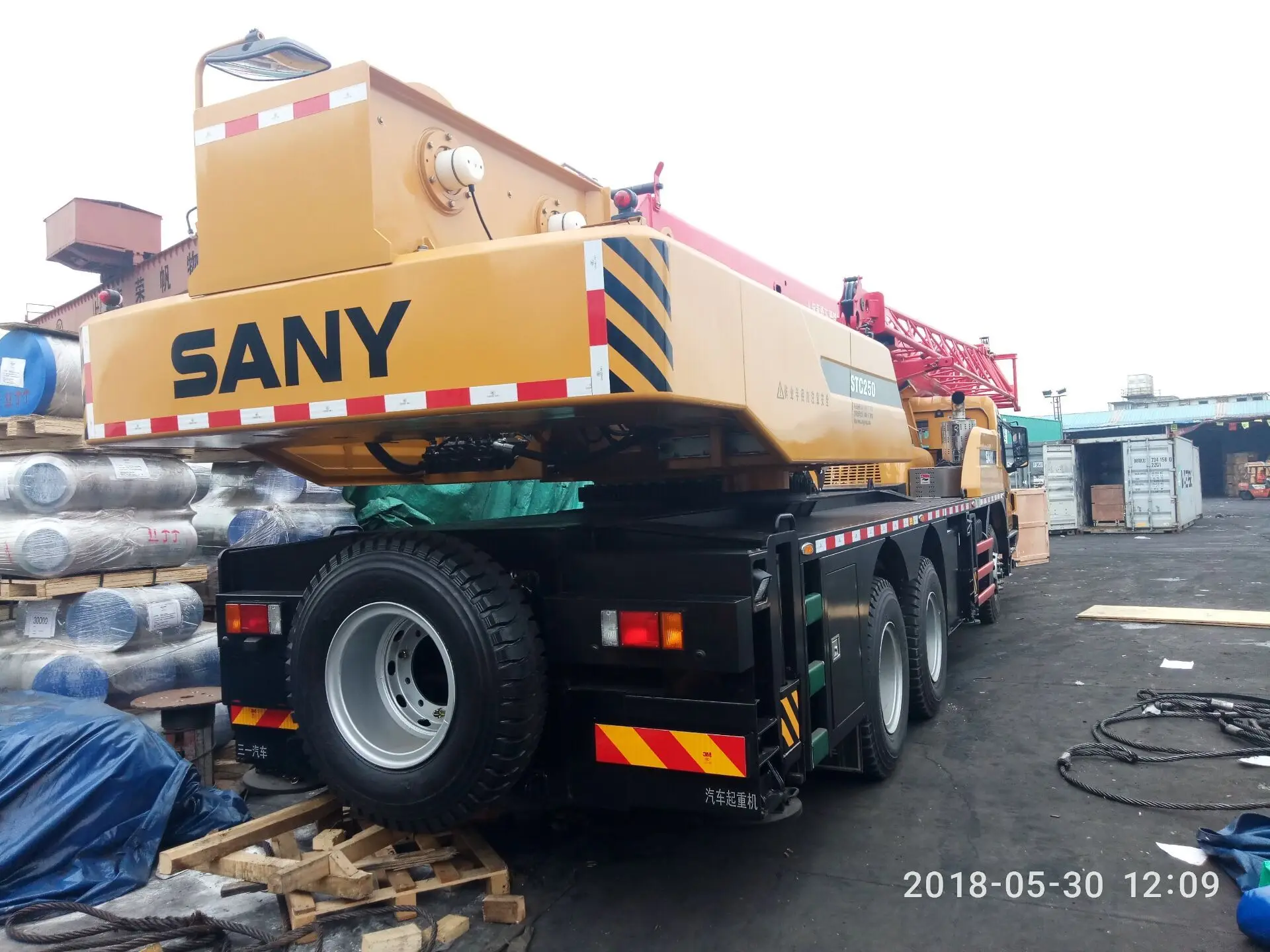 Powerful Lifting Capacity Sany 25 Ton Jib Crawler Crane Stc250 - Buy Lifting Capacity,25 Ton ...