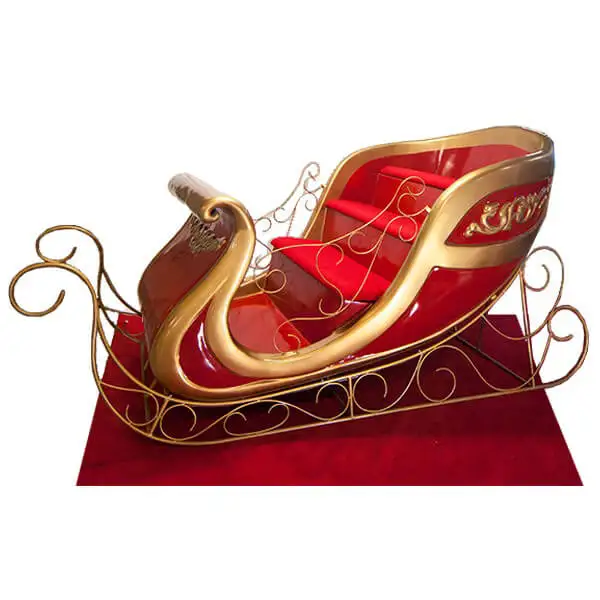 2018 Fiberglass Christmas Large Santa Sleigh Christmas Sleigh Indoor ...
