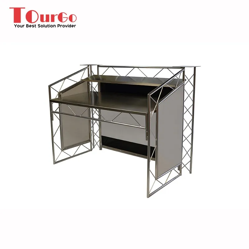 Tourgo Portable Aluminum Global Truss DJ Table - Durable & Lightweight