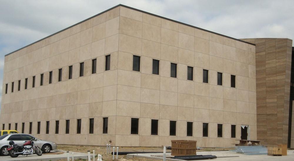 Beige Limestone Facade - Elegant Exterior Wall Cladding